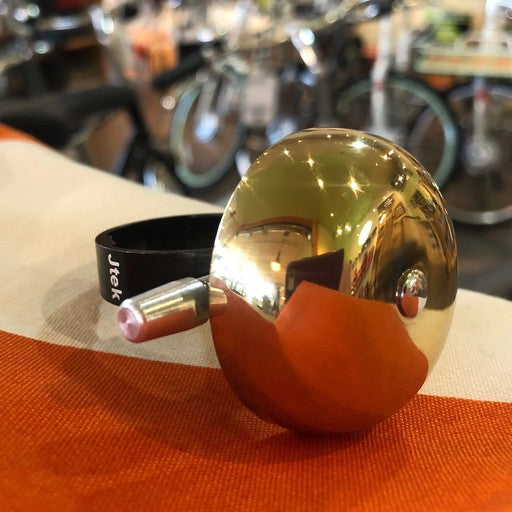 Jtek Brass Ping Bell With Headset Spacer Mount – Clever Cycles | Bikes ...