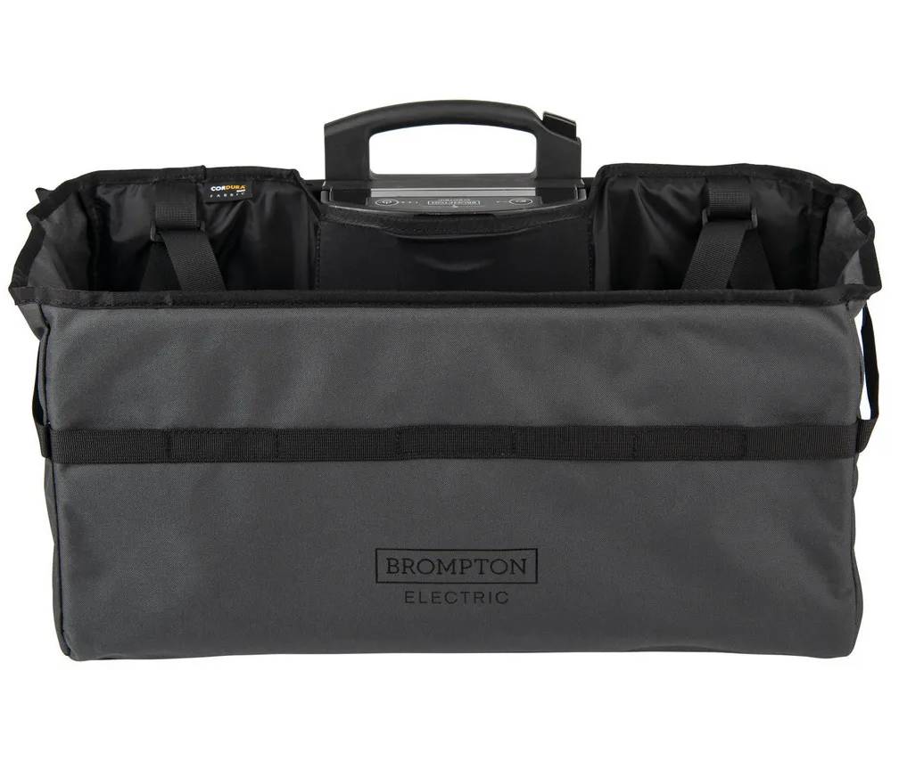 Brompton E-Basket with Frame - Dark Grey – Clever Cycles | Bikes & Ebikes