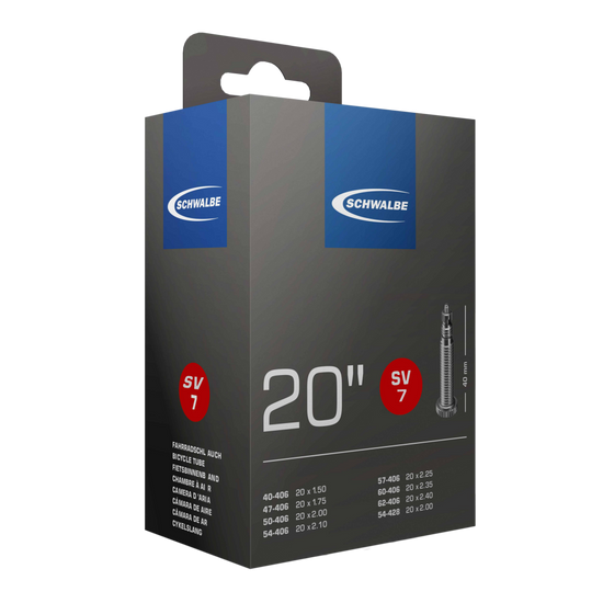 Schwalbe SV7 20" Tube | Presta 40mm – Clever Cycles | Bikes & Ebikes