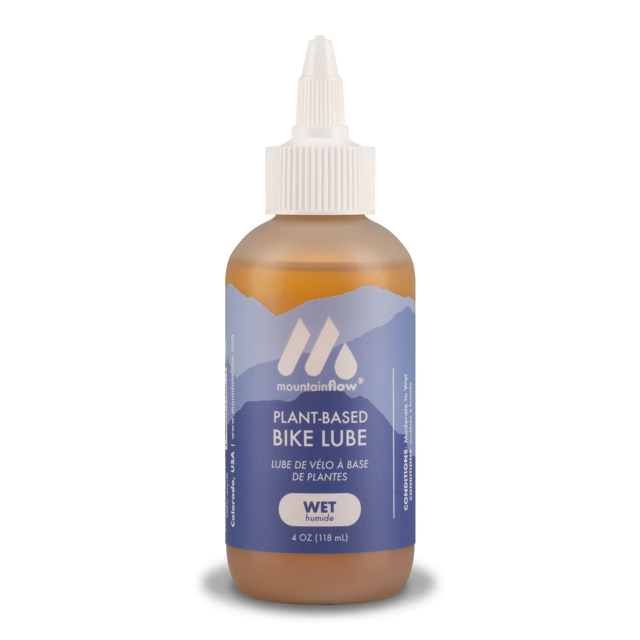 MountainFlow Plant-Based Wet Bike Lubricant - 4oz – Clever Cycles ...